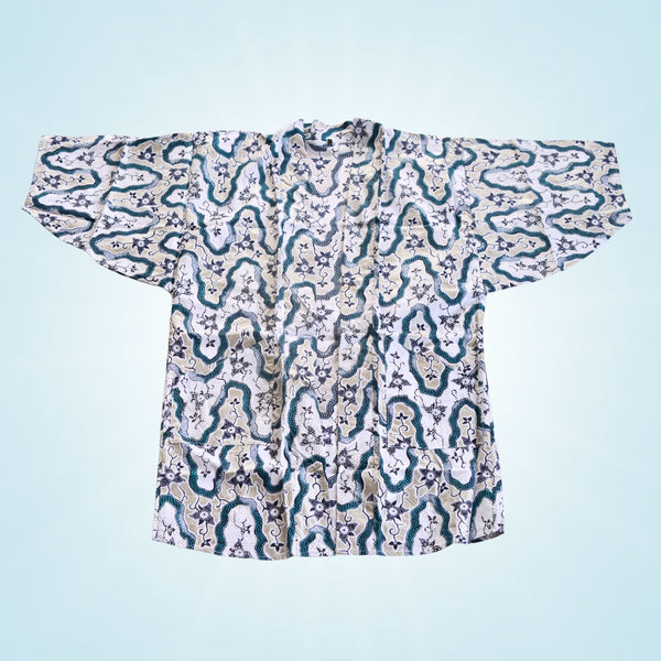 The Tobio Wax Print Robe – DIOP